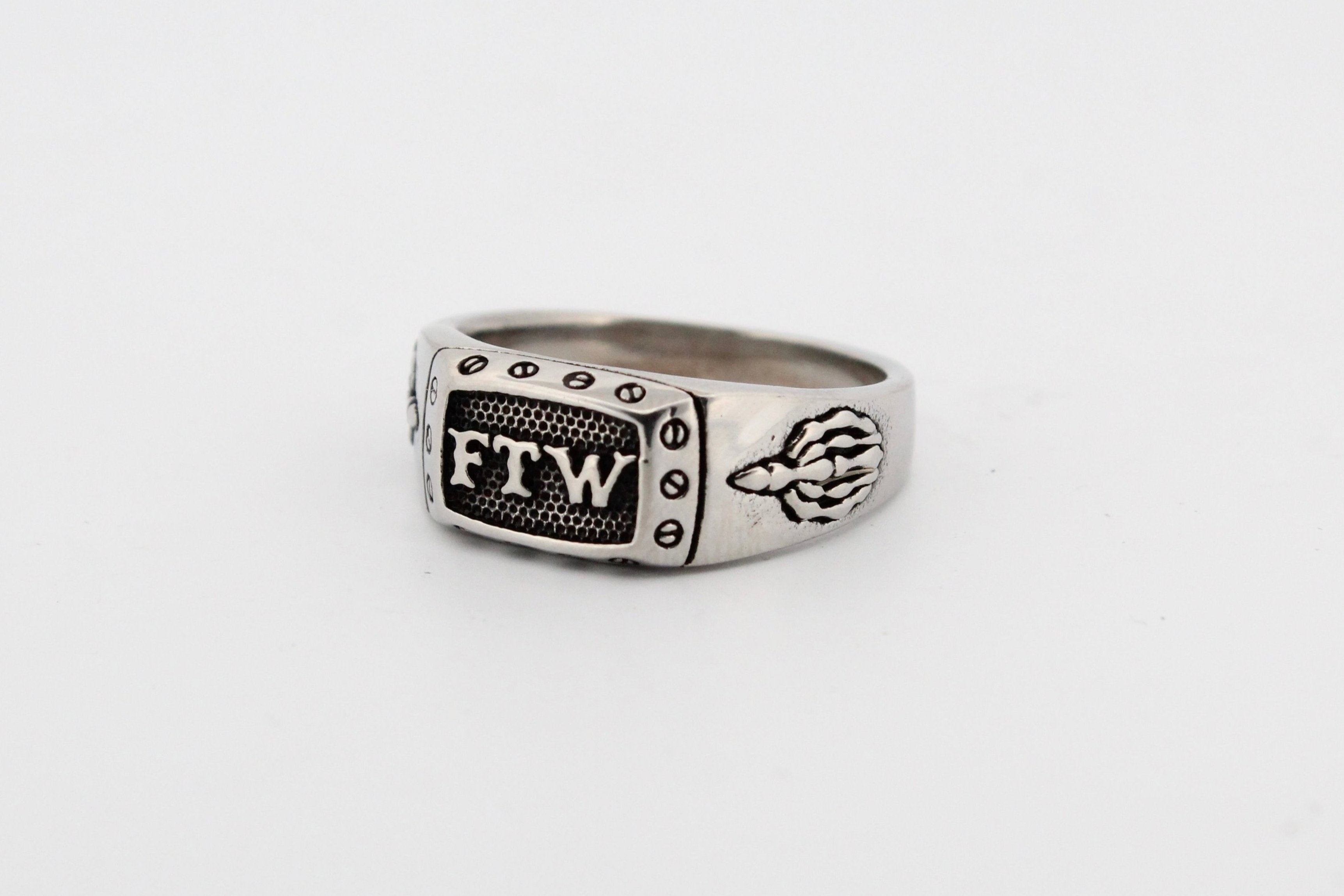 FTW Ring | Outlaw Biker Jewellery | STAYSTAINLESS
